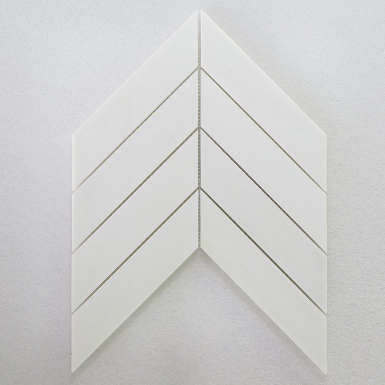 Chevron Mosaic Tile Dolomite Marble | Marble and Mosaic Tile Producer